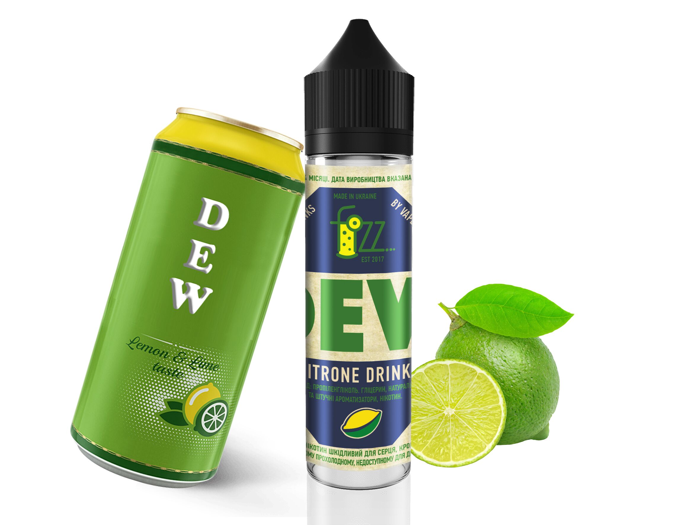 DEW, 1,5 мг. FIZZ by Vape City Club. 60 мл. - купити в Києві, Україні ...