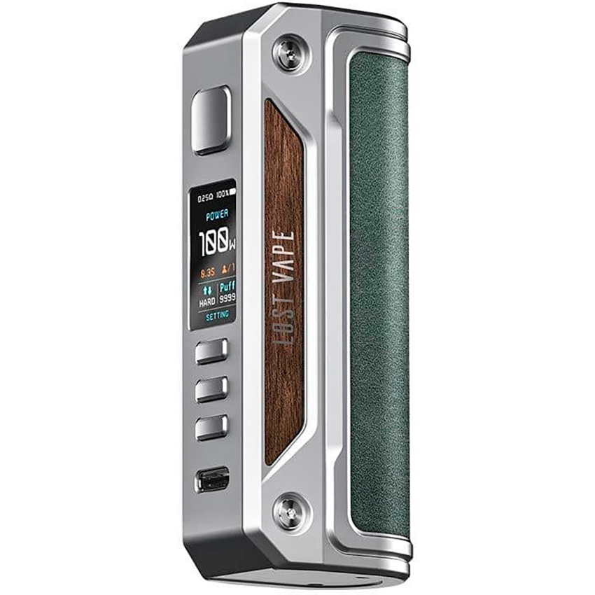 Бокс Мод Lost Vape Thelema Solo, 100W, SS Mineral Green - фото, отзывы ...