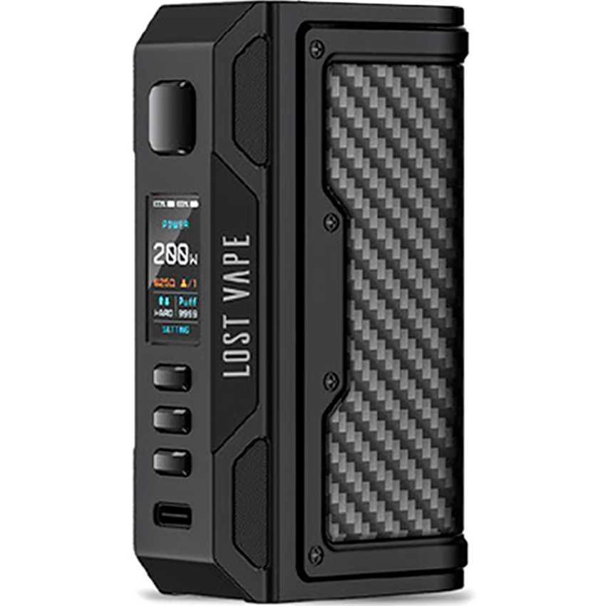 Бокс Мод Lost Vape Thelema Quest 200W, Black Carbon Fiber - фото ...